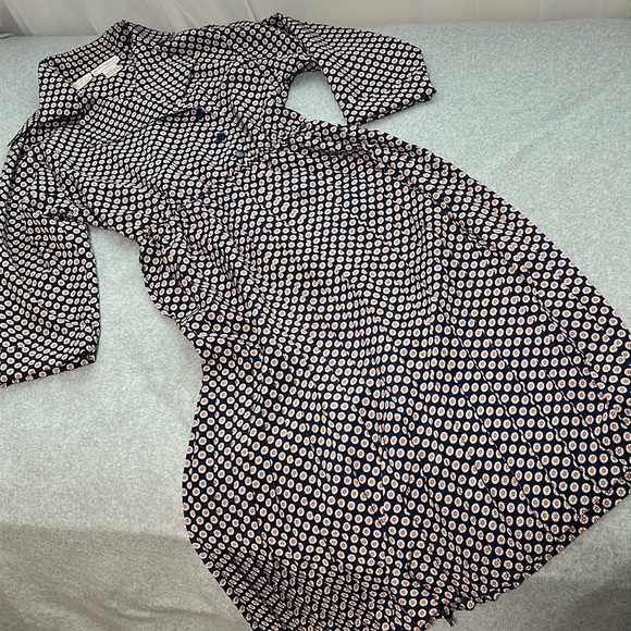 Vintage | Dresses | Vintage Secretary Dress Size 2 Mod Pleated Blue 9s ...